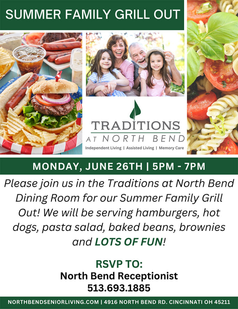 SUMMER FAMILY GRILL OUT | Traditions at North Bend